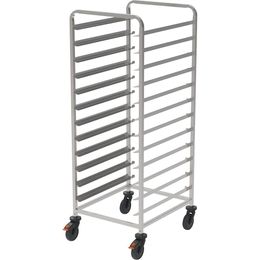 Tablettwagen, mit Sto&szlig;ecken, LxBxH 648 x 739 x 1641 mm kaiserkraft