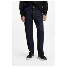 HUGO BOSS Regular-fit-Jeans HUGO BLUE "Jonah", Herren, Gr. 36, L&auml;nge 34, blau (dunkelblau401), Denim/Jeans, Obermaterial: 100% Baumwolle, unifarben, regular fit lang, Jeans, regular fit