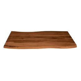 Tischplatte CURT / Akazie nussbaumfarben / 80x60
