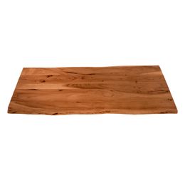 Tischplatte CURT / Akazie nussbaumfarben / 120x60