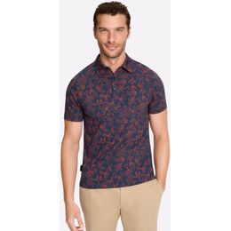 Kurzarmshirt Marco Donati "Kurzarm-Poloshirt", Jungen, Gr. 48/50, dunkelblau, bedruckt, 100% Baumwolle, bedruckt, gemustert, Shirts