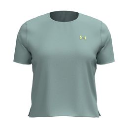 Under Armour Damen T-Shirt Explor Trail Enamel Blue/Fade Green (Gr&ouml;&szlig;e: XL)