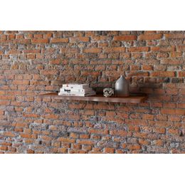 Wandregal SUVA / nussbaumfarben / 100 cm