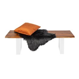 Sitzbank ESRA / 120 cm / U-Gestell Wei&szlig;
