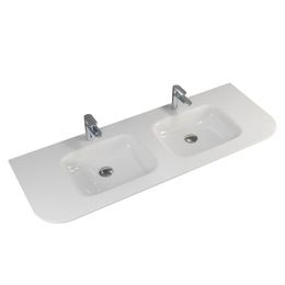 Pelipal Serie 7200 Mineralmarmor-Doppelwaschtisch rund, BMD038M13701 BMD038M13701