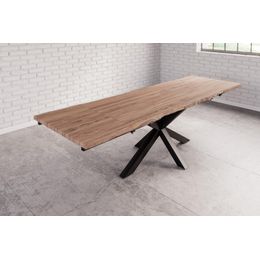 Tisch JANOSH / stonefarben / 180(280)x90