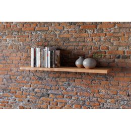 Wandregal SUVA / naturfarben / 120 cm
