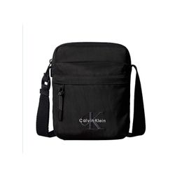 Umh&auml;ngetasche Calvin Klein "BOLD REPORTER", Damen, Gr. B/H/T: 17cm x 21,5cm x 6cm, schwarz, Nylon, Taschen Umh&auml;ngetasche, Schultertasche, Mini Bag mit Logoschriftzug