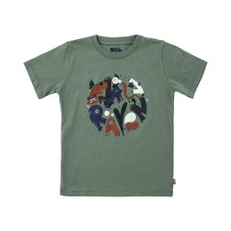 Fj&auml;llr&auml;ven Fj&auml;llr&auml;ven Kinder T-Shirt Logo Patina Green (Gr&ouml;&szlig;e: 140)