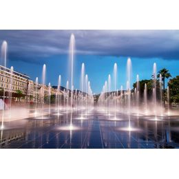 Fototapete papermoon "Wasserspiel", bunt, B:3m L:2,23m, Vlies, Tapeten