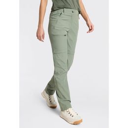 Zip-off-Hose CMP, Damen, Gr. 36, N-Gr, avocado, Obermaterial: 90% Polyamid, 10% Elasthan, Hosen, sportlicher Stil, f&uuml;r Wandern, aus Polyamid und Elasthan