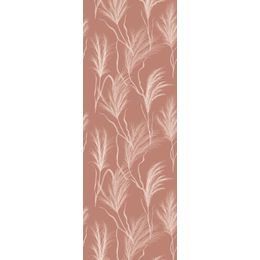 Vinyltapete queence "Gr&auml;ser", wei&szlig;, B:0,9m L:2,5m, Vinyl, Tapeten, 90x250cm, selbstklebend, kinderleichte Anbringung,, Sticker