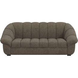 3-Sitzer COTTA, B:215cm T:104cmschoko, 100% POLYESTER (PES), Sofas, "Mado, Breite 215 cm", verschiedene Sofas individuell kombinierbar