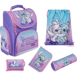 Schulranzen Undercover "Clou", Kinder, Gr. B/H/T: 32cm x 40cm x 22cm, stitch, Polyester, Rucks&auml;cke