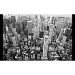 Fototapete papermoon "Manhattan Stadtbild", bunt, B:3m L:2,23m, Vlies, Tapeten