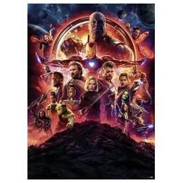 Fototapete Komar "Avengers-Infinity-War-Movie-Poster - Gr&ouml;&szlig;e 184 x 254 cm", bunt, B:184m H:254m L:254m, Papier, Tapeten, Kinderzimmer
