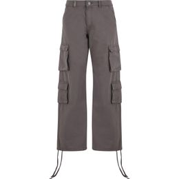 Cargohose 2Y STUDIOS "2Y Studios 2Y Wega 4 Pocket Cargo Pants", Damen, Gr. 28, Normalgr&ouml;&szlig;en, grau, 100% Baumwolle, unifarben, normal, Hosen Cargohose