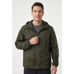 Regenjacke CMP, Herren, Gr. L, olive, schwarzer, Obermaterial: 100% Polyamid, Jacken Regenjacke, f&uuml;r Outdoor- und Sportaktivit&auml;ten, sportlicher Stil