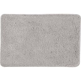 Badematte Kleine Wolke "&raquo;Scott&laquo;", silbergrau, H:12mm, Polyester, Badematten, Badematte, Badteppich, Uni Farben, weich & kuschelig