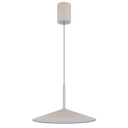 Globo LIGHTING H&auml;ngeleuchte "LAMPONE", sandfarben, 1, &Oslash; 47,5cm H: 150cm, 1 Stk., Leuchten, H&auml;ngeleuchte Sand, Opalglas, Soft-Lift, LED 18W, H&auml;ngeleuchte