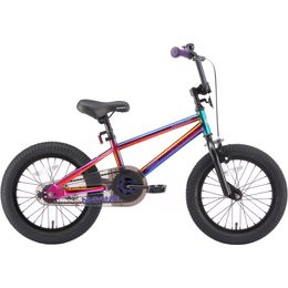 Kinderfahrrad Bikestar "BMX" Gr. 21, schwarz (blau, schwarz), Fahrr&auml;der, Kinder, 21cm, 16 Zoll (40,64cm)
