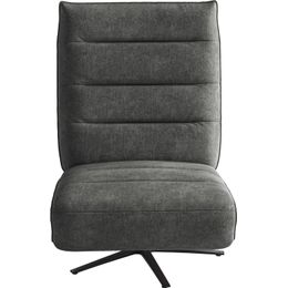 Sit & More TV-Sessel SIT & MORE "Eve", dunkelgrau, B:80cm H:109cm T:98cm, 100% Polyester, Sessel, mit Herz-Waage und 2 Motoren, Bedienfelder im Sitz