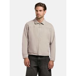 Funktionsjacke Khujo "Reilly", Herren, Gr. L (52), greige, Denim/Jeans, Material: 100% Baumwolle, gerade h&uuml;ftlang, hoch geschlossener Ausschnitt, &Auml;rmel ohne &Auml;rmelschlitz abgesteppte Kante mit Kn&ouml;pfen, Jacken Funktionsjacke, Jeansjacke f&uuml;r den &Uuml;bergang