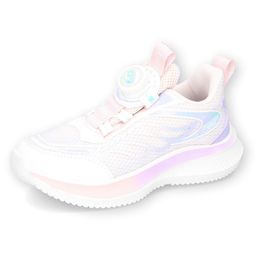 Sneaker Dockers by Gerli, M&auml;dchen, Gr. 36, wei&szlig; (wei&szlig;, pastell), Textil, metallisierte Fasern, Schuhe Sneaker, Pride Sneaker, Slip-On Sneaker, Freizeitschuh mit Schnellverschluss