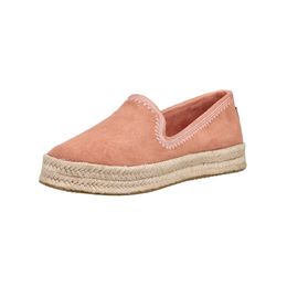 Toms Shoes Espadrille TOMS "TOMS Slipper Leder", Damen, Gr. 39, hellpink, Leder, Schuhe Espadrille
