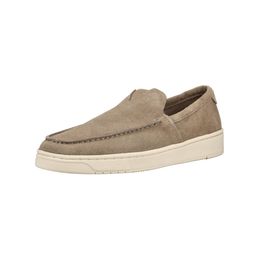 Toms Shoes Slipper TOMS "TOMS Slipper Veloursleder", Herren, Gr. 42, taupe, Veloursleder, Schuhe Slipper