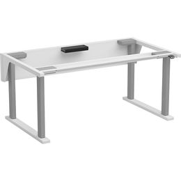 treston Arbeitstisch QuatreX, elektrisch h&ouml;henverstellbar, Arbeitsh&ouml;he 710 bis 1210 mm, BxT 1825 x 900 mm
