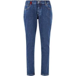 Bequeme Jeans 2Y Premium "2Y Premium 2Y ALEJANDRO BASIC SLIM FIT JEANS", Damen, Gr. 34, Normalgr&ouml;&szlig;en, midblau, 98% Baumwolle, 2% Elasthan, unifarben, Jeans