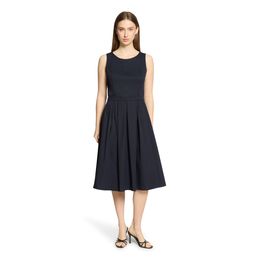 Sommerkleid Vera Mont "Damen tailliert", Damen, Gr. 36, Normalgr&ouml;&szlig;en, night sky, Obermaterial: 76% Baumwolle, 21% Polyamid, 3% Elasthan, tailliert kurz, Rundhals, Kleider Sommerkleid
