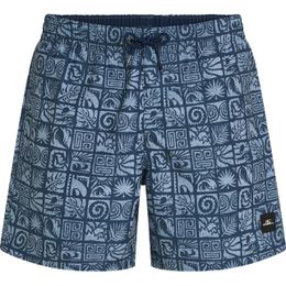 O`Neill O'NEILL PRINT 16 Badehose Herren - Gr&ouml;&szlig;e L - blau