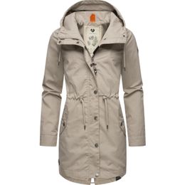 Parka Ragwear "Parka Canny", Damen, Gr. XXL, beige (bone24), Obermaterial: 65% Polyester PES. 35% Baumwolle CO., Jacken Parka