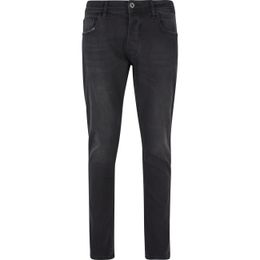 Bequeme Jeans 2Y Premium "2Y Premium Herren 2Y Skinny Fit Jeans", Herren, Gr. 32, Normalgr&ouml;&szlig;en, schwarz, 97% Baumwolle, 3% Elasthan, unifarben, Jeans
