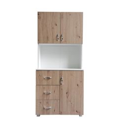 HTI-Living K&uuml;chenschrank Wei&szlig; Artisaneiche Blanca