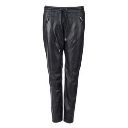 Lederhose JCC "Lederhose 3102153", Damen, Gr. 40, EURO, schwarz, Obermaterial: 100% Lammleder LEL. Futter: 100% Baumwolle CO., Hosen Lederhose