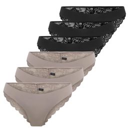 Only ONLCHLOE LACE BRAZIL 6P Damen Slip