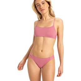 Bikini-Hose Roxy "Beach Classics Bikini", Damen, Gr. L, US-Gr&ouml;&szlig;en, rosa (heather rose), Obermaterial: 85% Microfaser, 15% Elasthan;, Badehosen Bikini-Hose