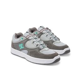Skateschuh DC Shoes "Kalynx Zero", Herren, Gr. 11(44,5), grau (grau, grau, grau), Obermaterial:Obermaterial: Leder (Kuh) / Futter: Textil / Au&szlig;ensohle: Gummi;, Schuhe Skateschuh