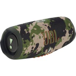 JBL Bluetooth-Lautsprecher "Charge 5 Portabler", gr&uuml;n (camouflage), B:22,3cm H:9,65cm T:9,4cm, Lautsprecher, wasserdicht, Bluetooth-Lautsprecher
