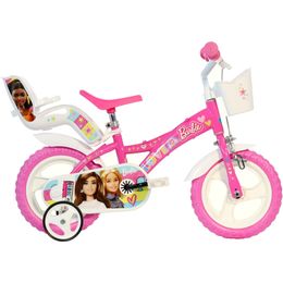 Kinderfahrrad DINO BIKES "Barbie 12" Kinderfahrrad 2-4 Jahre" Gr. 21, rosa, Fahrr&auml;der, Kinder, 12 Zoll (30,48cm) hinten: 12 Zoll (30,48cm), Kinderfahrrad
