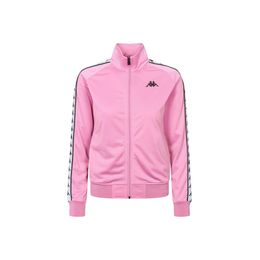 Kurzmantel Kappa "Kappa Coat KWBanda", Gr. L, pink prism, schwarz, Obermaterial: 100% Polyester, M&auml;ntel Kurzmantel