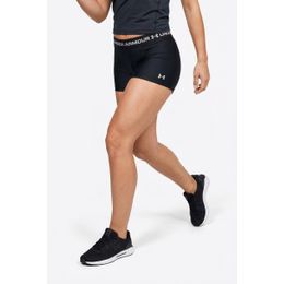 Trainingsshorts Under Armour "HEATGEAR SHORTY", Kinder, Gr. S (128/134), N-Gr, schwarz,, wei&szlig;, Obermaterial: 86% Polyester, 14% Elasthan, Hosen, f&uuml;r vielseitige Aktivit&auml;ten, mit Elasthan-Anteil, leichtes Material