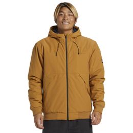 Outdoorjacke Quiksilver "Brooks 5K", Herren, Gr. L, braun (bone braun), Obermaterial: 65% Walkfrottier, 35% Nylon;, Jacken Outdoorjacke