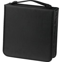Hama DVD-H&uuml;lle "CD Tasche, mit H&uuml;llen zur Aufbewahrung von 208 CDs, DVDs und Blue-Rays", schwarz, B:32cm H:9cm T:34cm, H&uuml;llen, DVD-H&uuml;lle