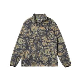 Fleecepullover Quiksilver "Surf Days", Herren, Gr. L, surf days, camo, Obermaterial: 100% Microfaser;, Sweatshirts Fleecepullover