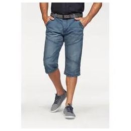 Bermudas Arizona "Tom", Herren, Gr. 52, N-Gr, blau (blau used), Denim/Jeans, Obermaterial: 100% Baumwolle, used, Basic, normal kniebedeckend, Hosen Bermudas