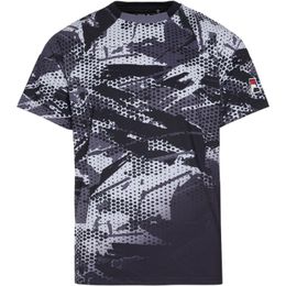 Fila Tennisshirt Herren - Gr&ouml;&szlig;e M - schwarz